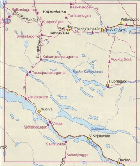 Hiking map # BD08 - Mount Kebnekaise & Saltoluokta (Swedish Lapland ... Hiking map # BD08 - Mount Kebnekaise & Saltoluokta (Swedish Lapland ...